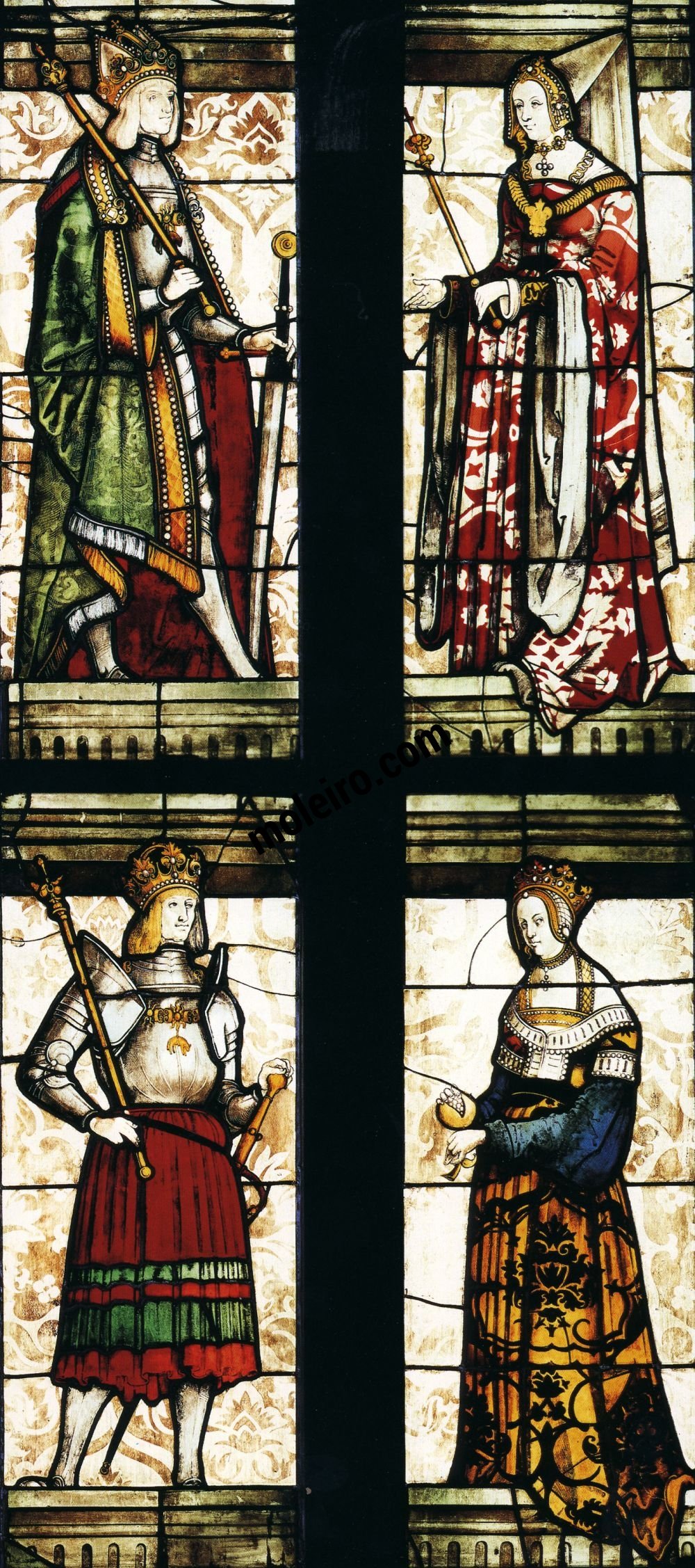 Emperor Maximillian and Mary of Burgundy (top), Philip the Handsome and ...